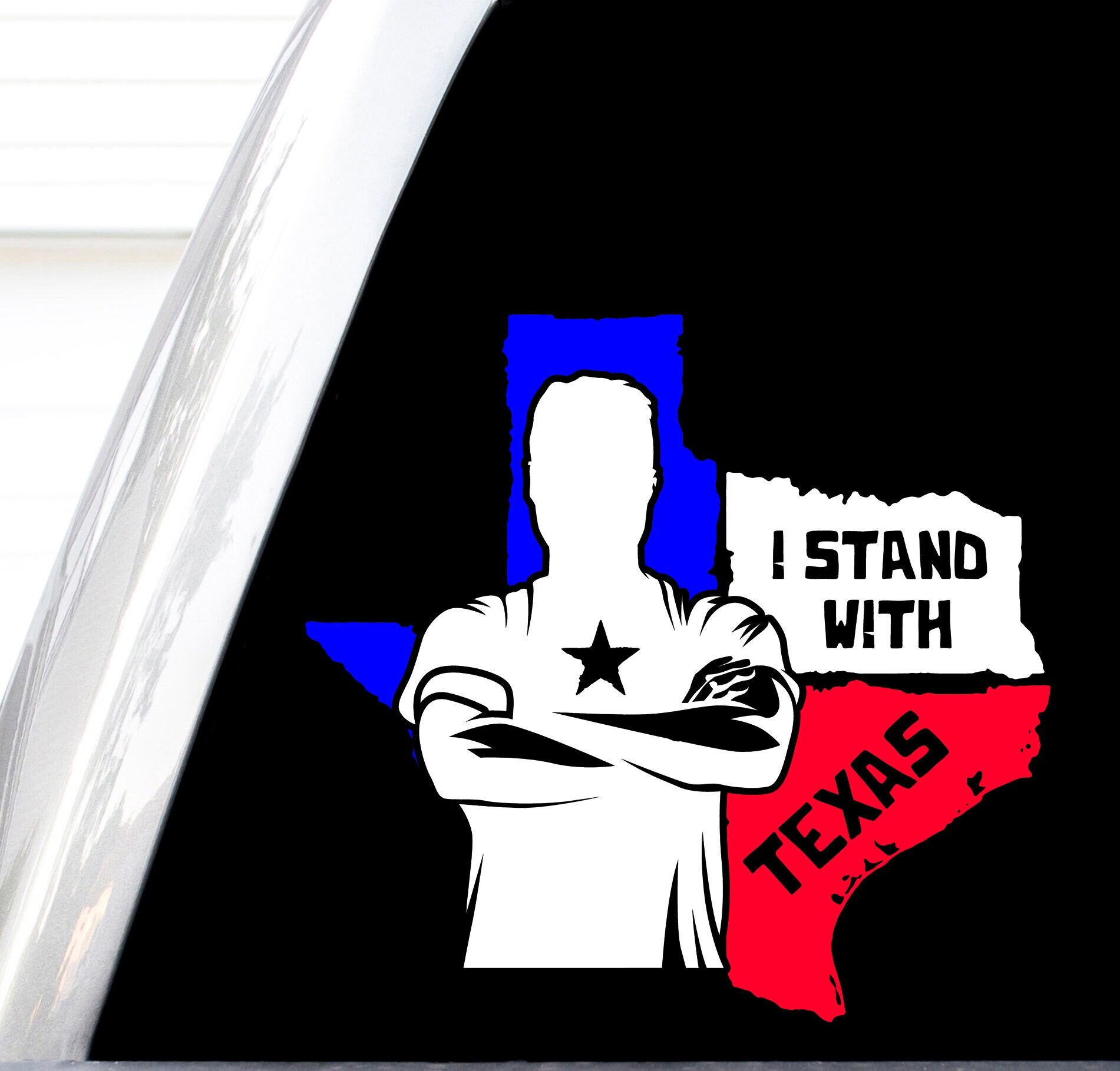 I Stand With Texas Decal, Protect Our Border Sticker, Texas Pride ...