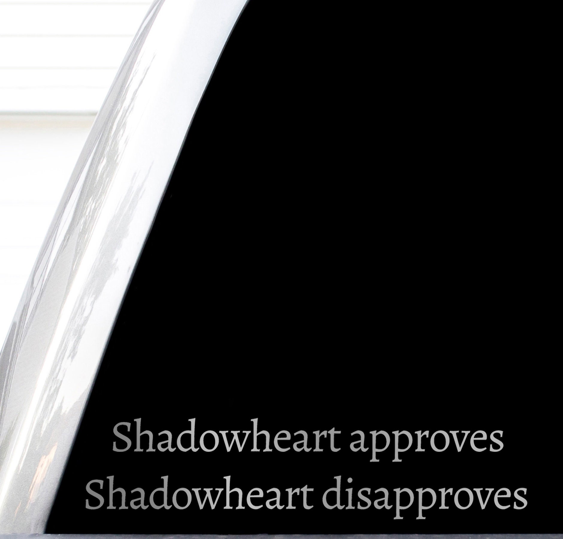 Shadowheart Approves Decal, Shadowheart Disapproves Decal, One of Each ...