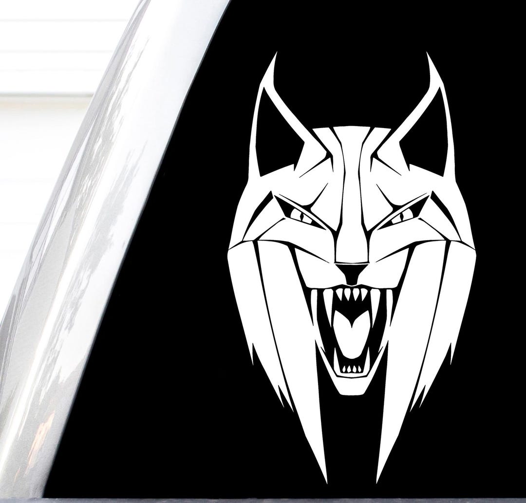 Lynx Medallion Decal, Lynx Medallion Shirt, Ciri Medallion Sticker ...