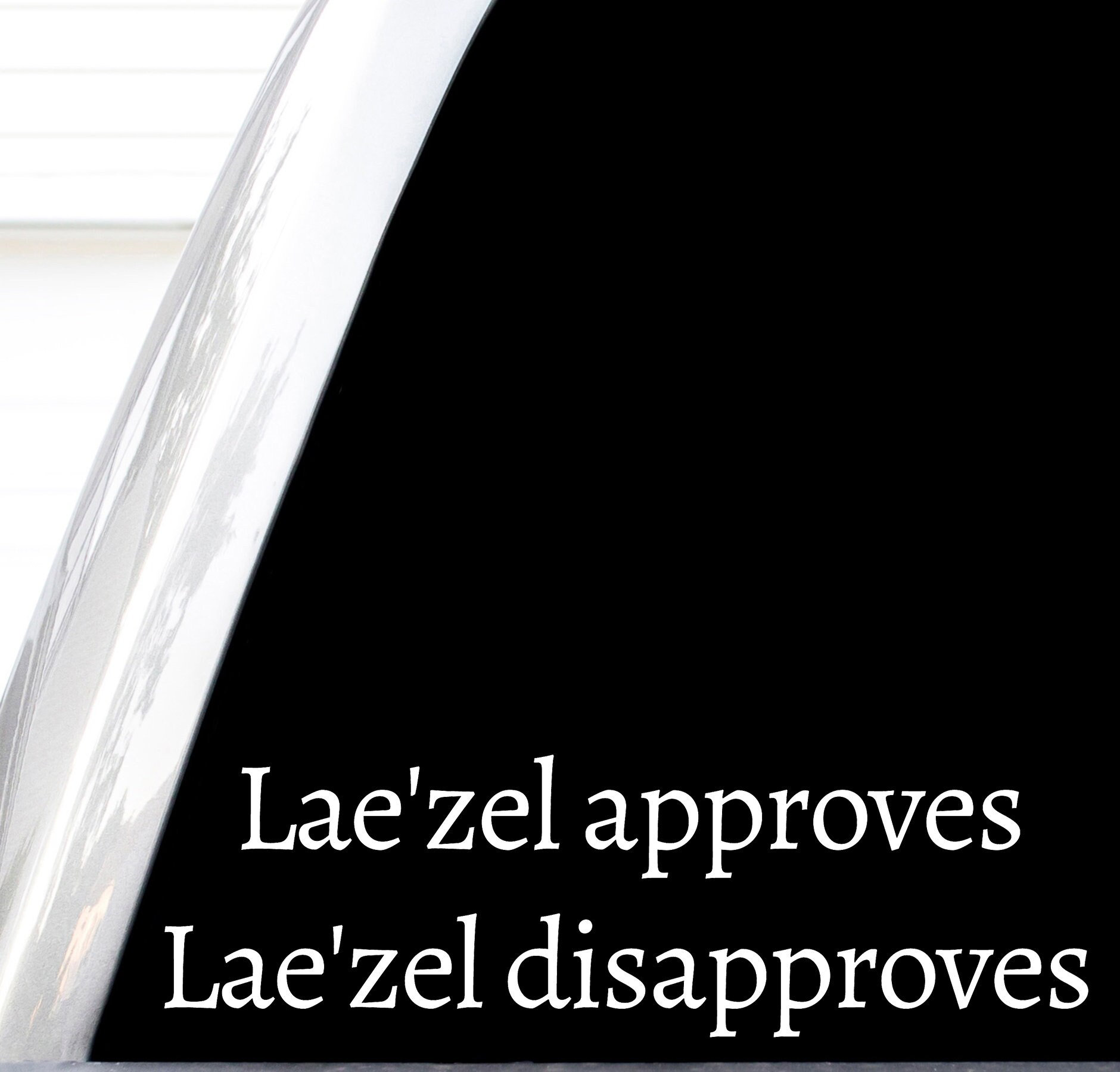 Lae'zel Approves Decal, Lae'zel Disapproves Decal, One of Each ...