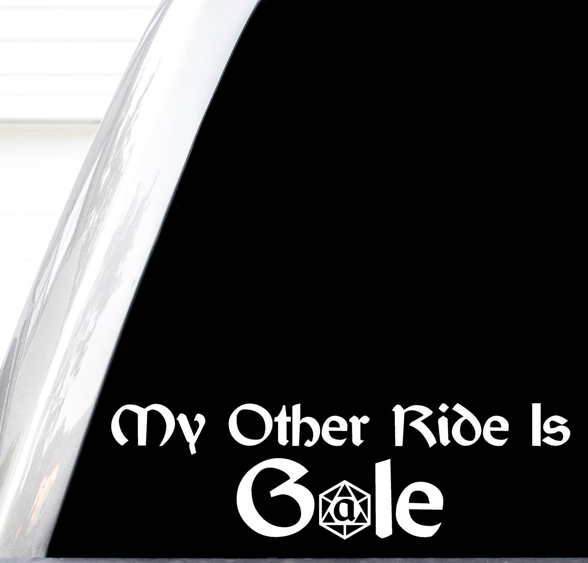 My Other Ride is Gale Decal, Your Stick Figure Family Rolled A One ...