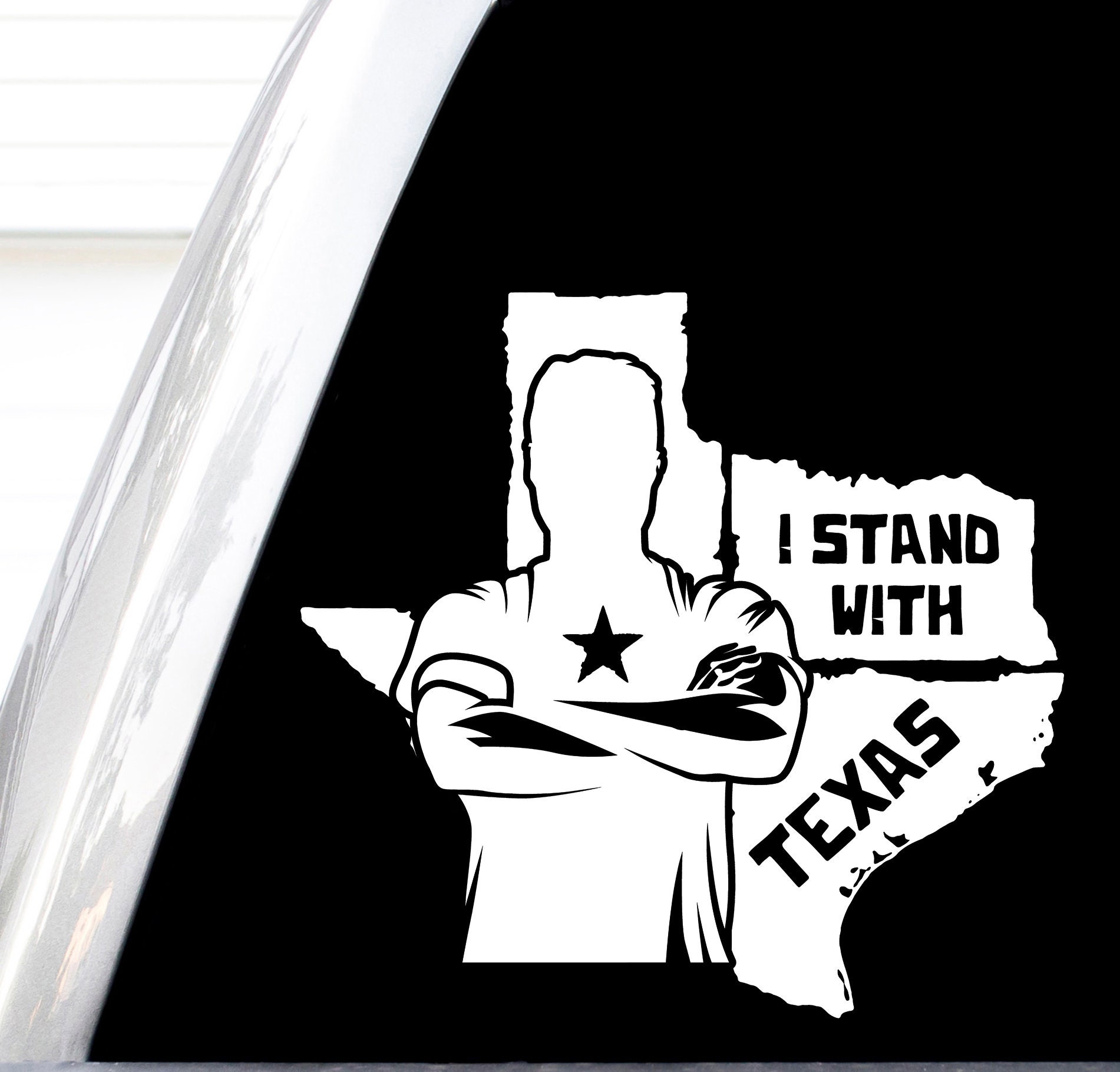 I Stand With Texas Decal, Protect Our Border Sticker, Texas Pride ...