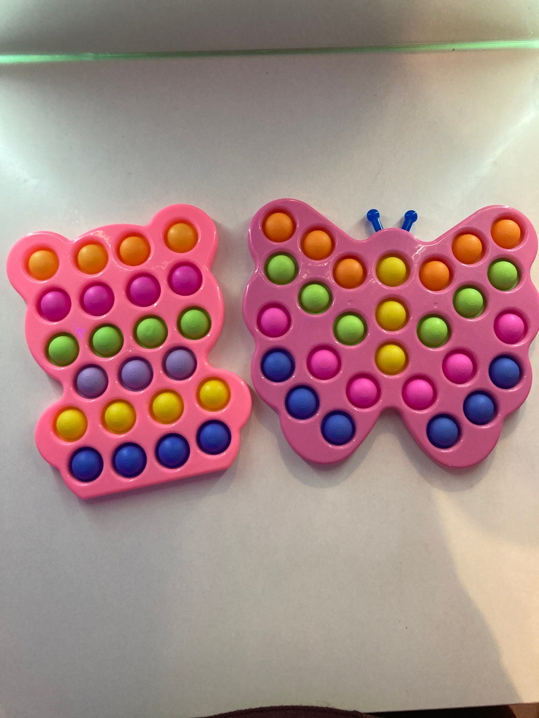 Pink Hard Shell Dimple Pop Its - Etsy