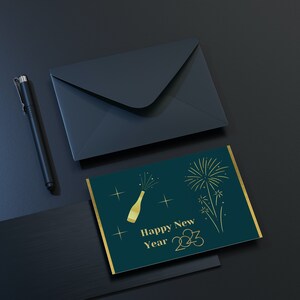New Year Cards Pack - Etsy