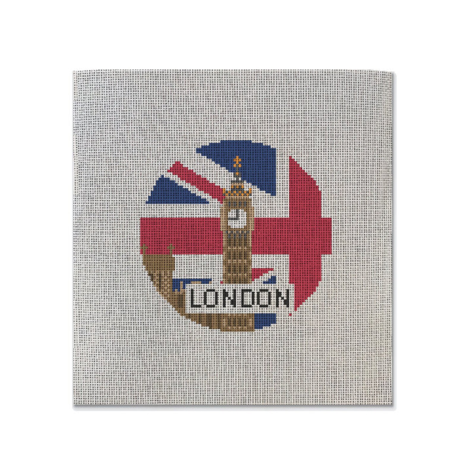 18 Count Needlepoint Canvas Big Ben London 4 Round - Etsy
