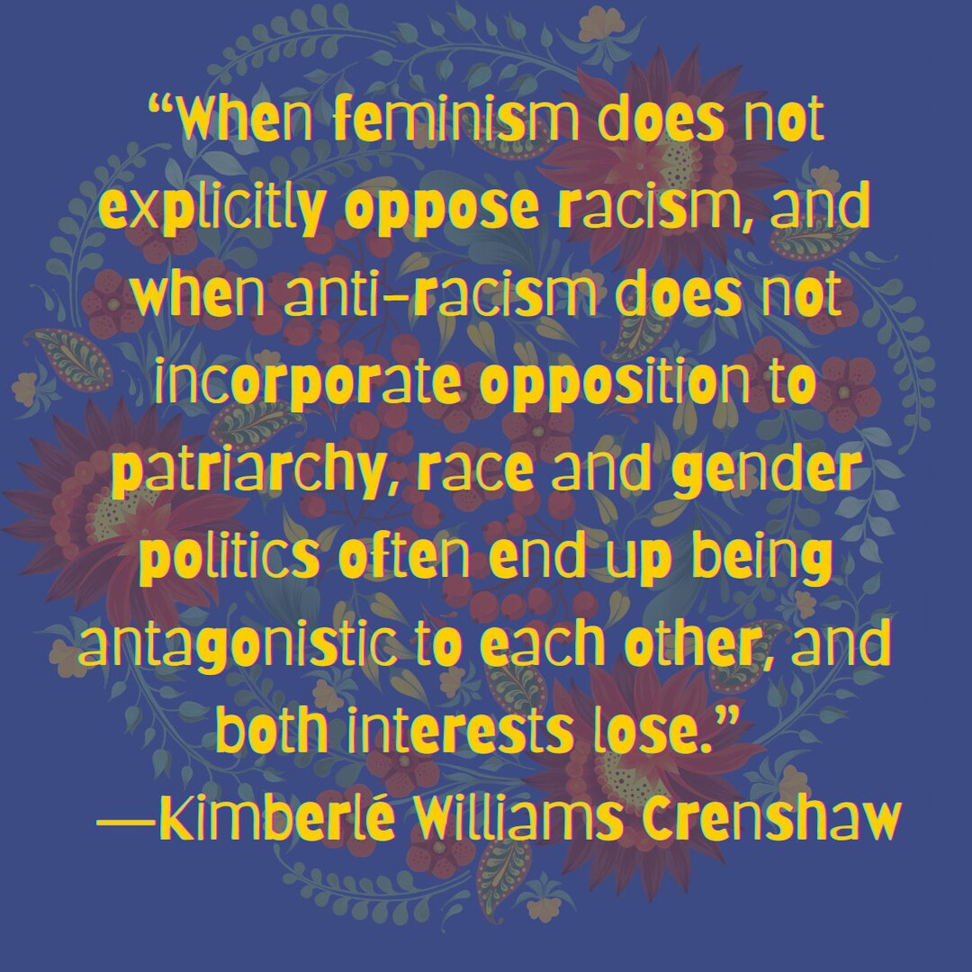 Kimberlé Crenshaw Feminist Intersectional Anti-racist Quote Sticker by ...