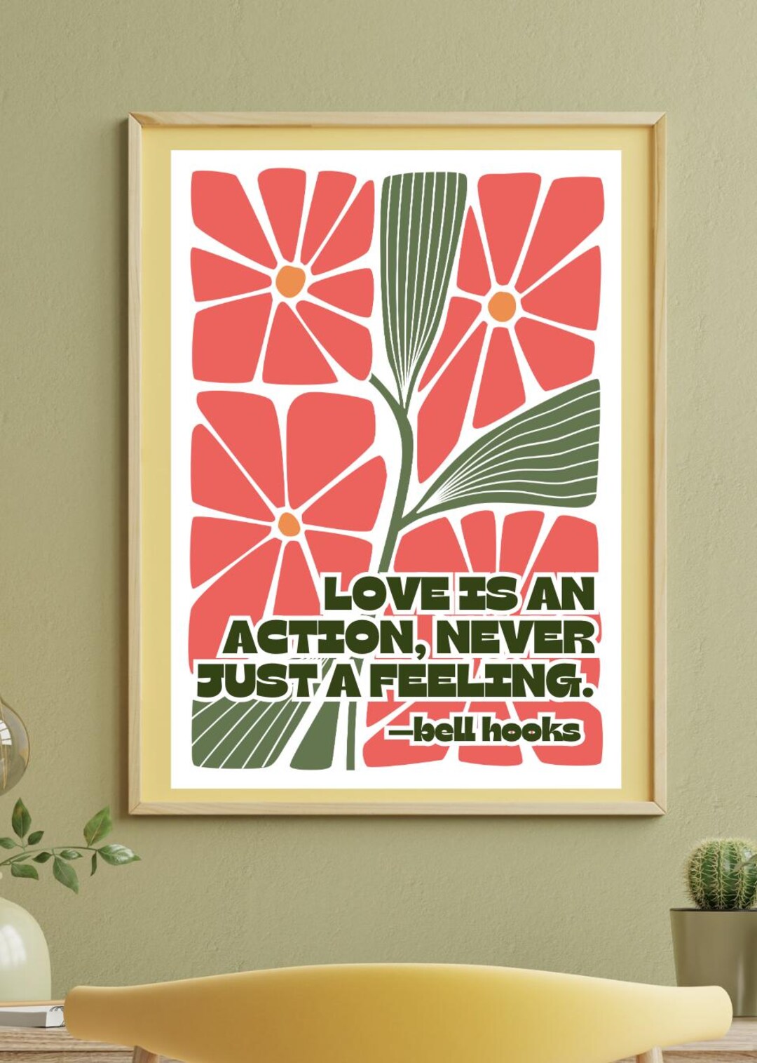 Love is an Action, Resistance Feminist Social Justice Bell Hooks ...