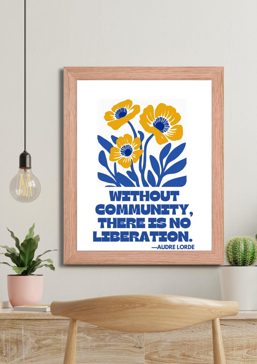 Audre Lorde Without Community There is No Liberation, Feminist Poster ...