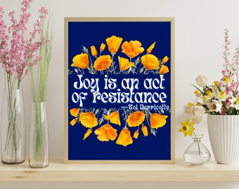 Joy is an Act Resistance Feminist Social Justice Bell Hooks, Feminist ...