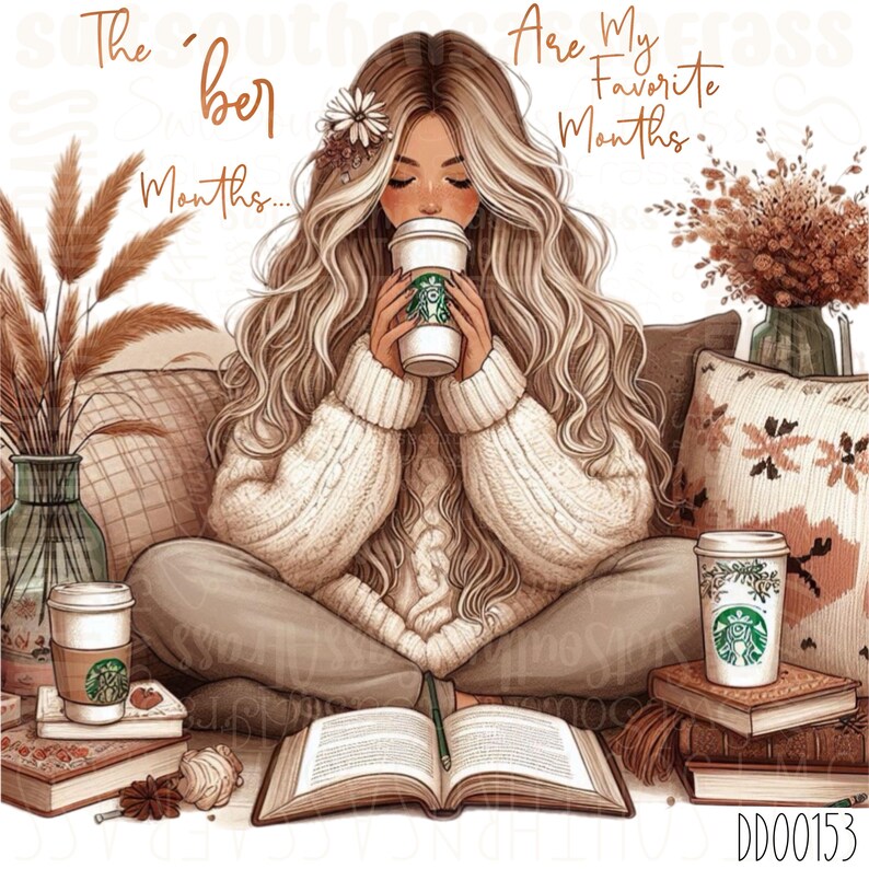 Fall Quote | Cozy Sweater | Sweater Weather | BER Months | PNG ...