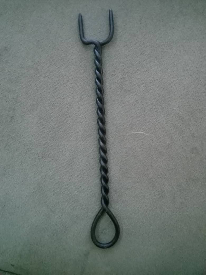 Medieval Hand Forged Iron Fork Viking Pot Fork Kitchen Cutlery for ...