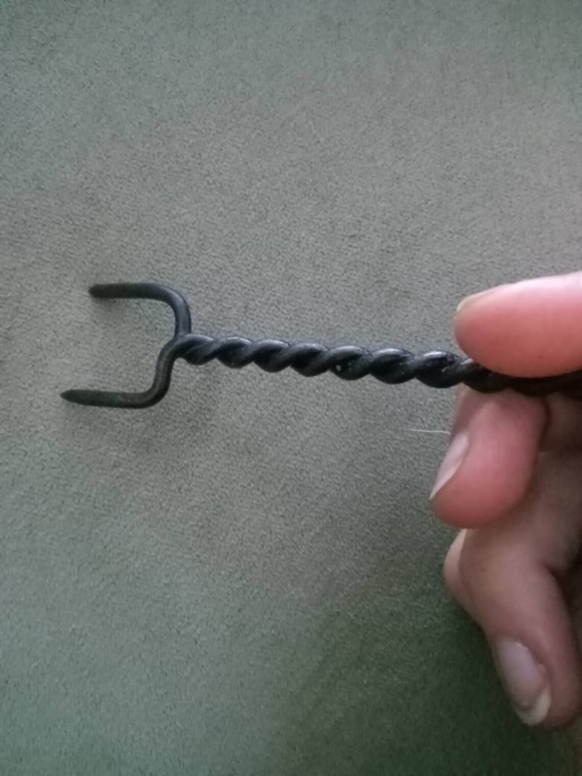 Medieval Hand Forged Iron Fork Viking Pot Fork Kitchen Cutlery for ...