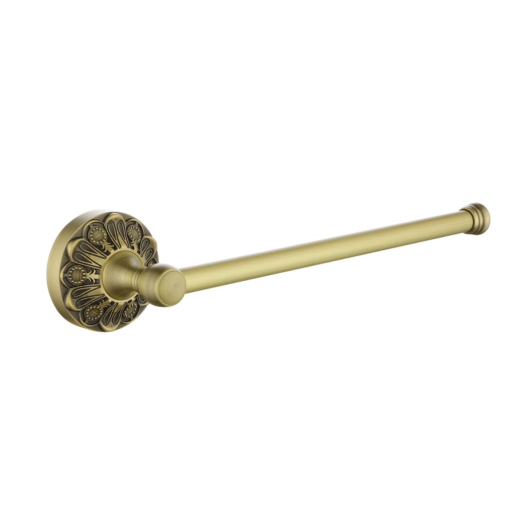 Petal-relief Small Towel Bar, Antique Gold Tea Towel Hand Towel Rail ...