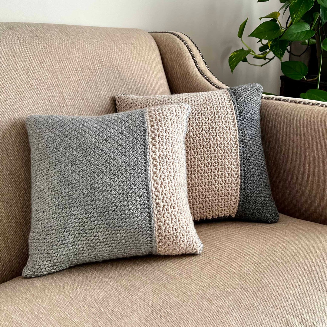 CROCHET PATTERN: CHARLIE Pillow Modern Understated Cozy Pillow - Etsy