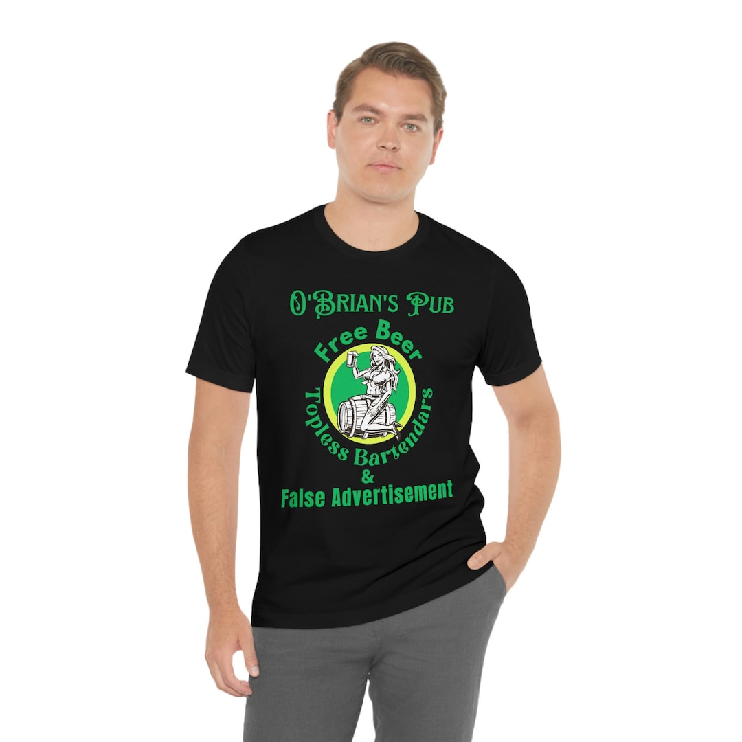 O'brian's Pub Shirt Topless Bartenders Drink Beer - Etsy