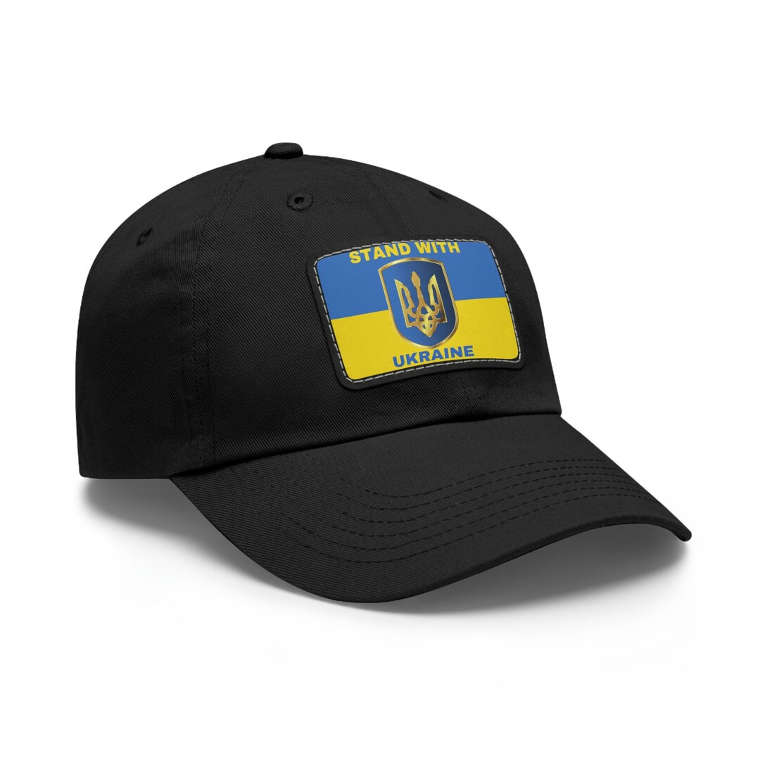 Ukrainian Flag and Trident Baseball Cap, Volodymyr Zelensky Hat ...