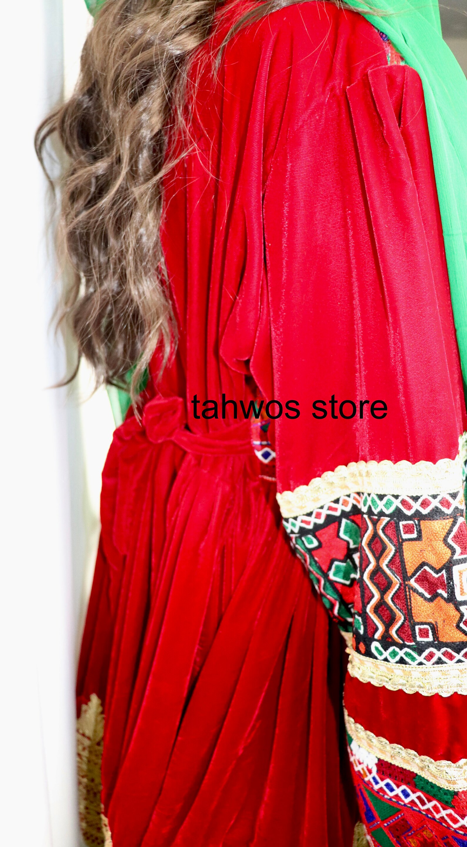 Darya River Afghan Traditional Ethnic Beaded Coins Mirrors Gold ...