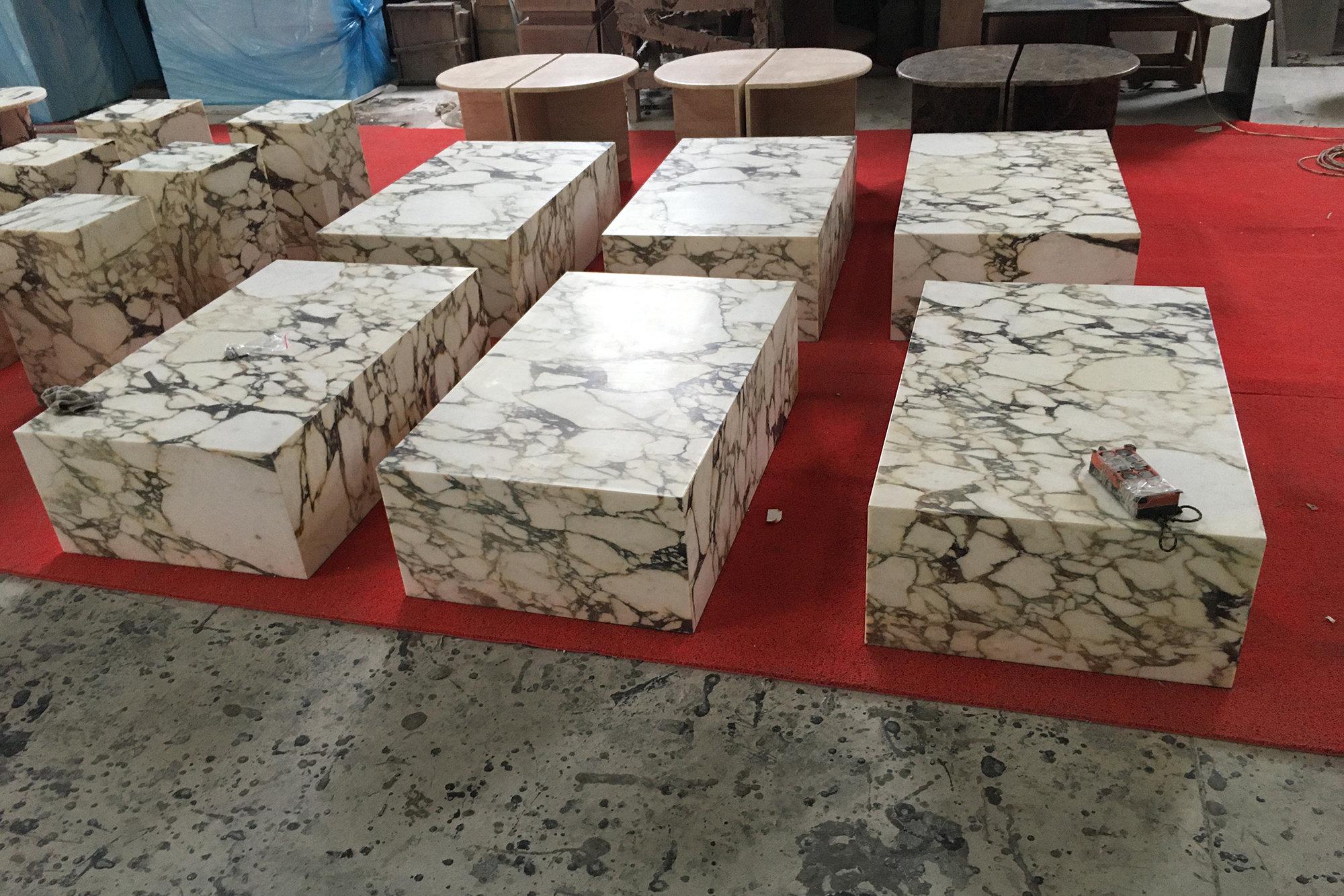 Calacatta Viola Marble Plinth Pedestal Plinth Table Low Marble Coffee Table Etsy
