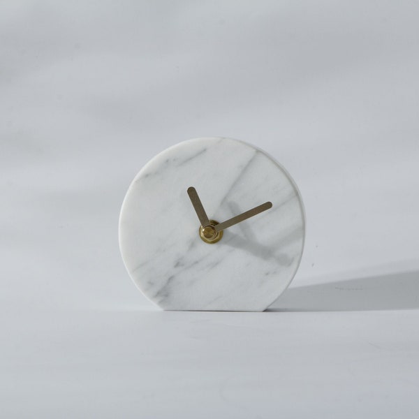 Marble Clock - Etsy