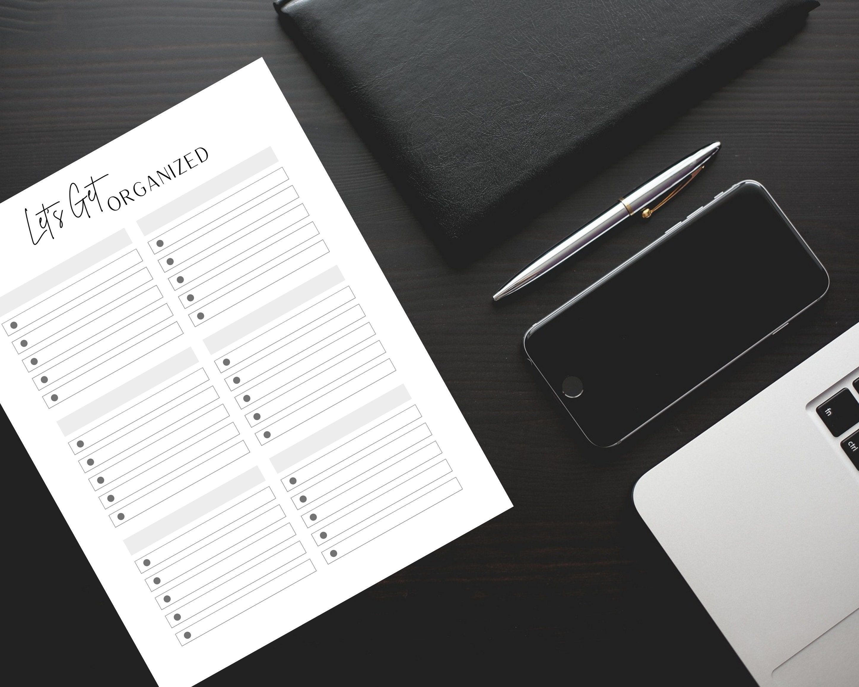 Minimal to Do List Printable, Simple Tasks List Template, Planner ...