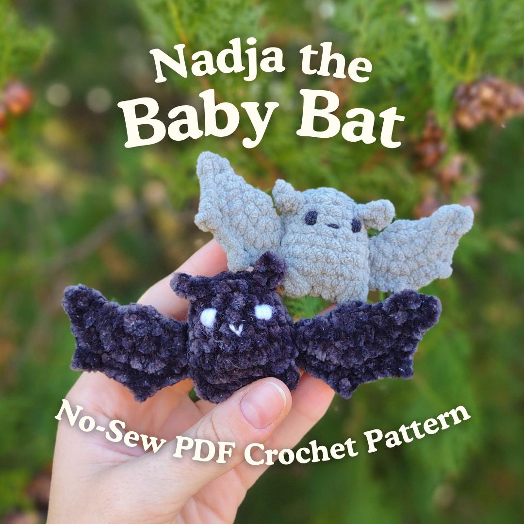 Crochet NO-SEW Bat Pattern Amigurumi Crochet Pattern Crochet Baby Bat ...
