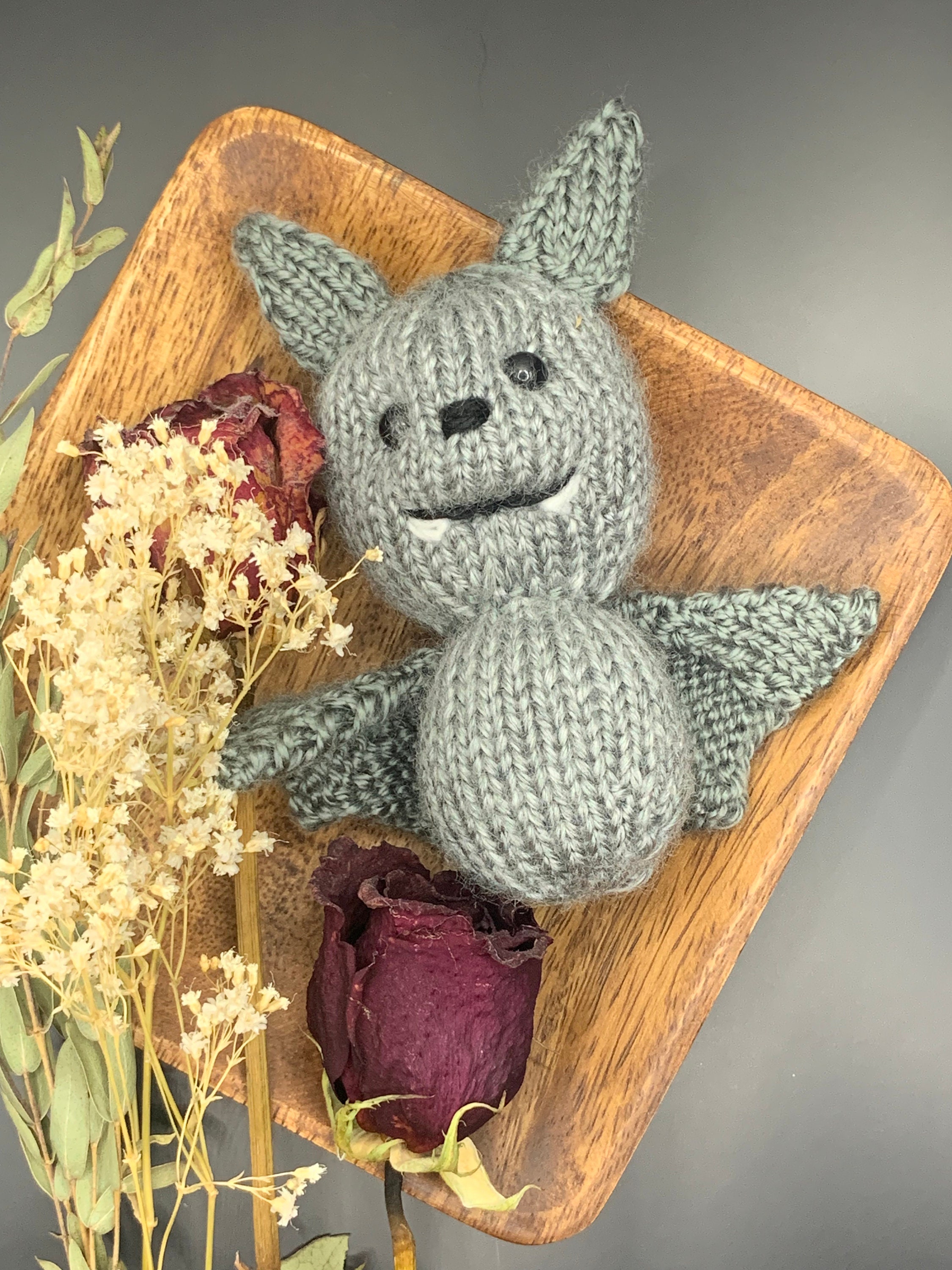 Knitting Pattern - " CUTE BAT ", PDF Pattern Digital Download, Easy and ...