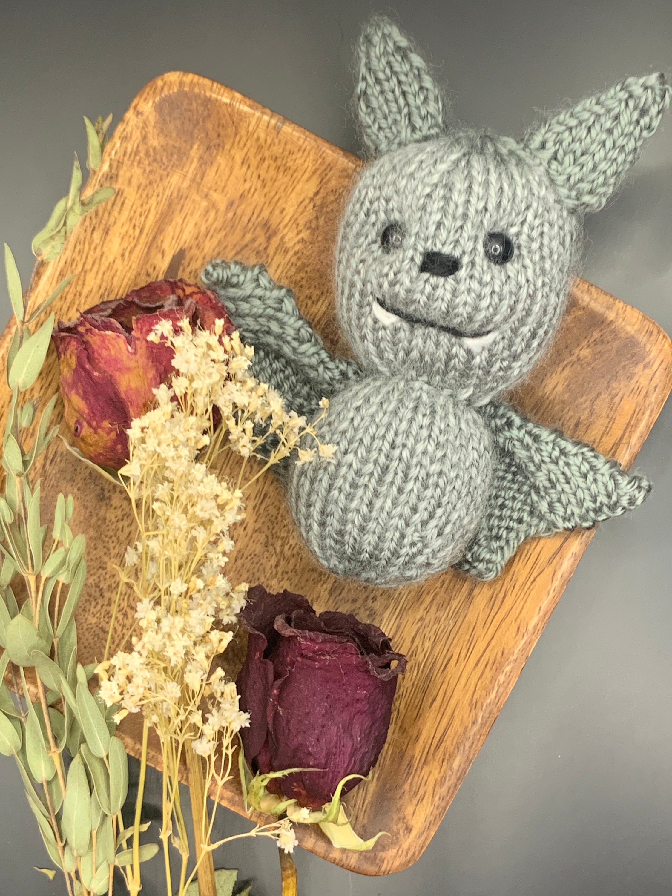 Knitting Pattern - " CUTE BAT ", PDF Pattern Digital Download, Easy and ...