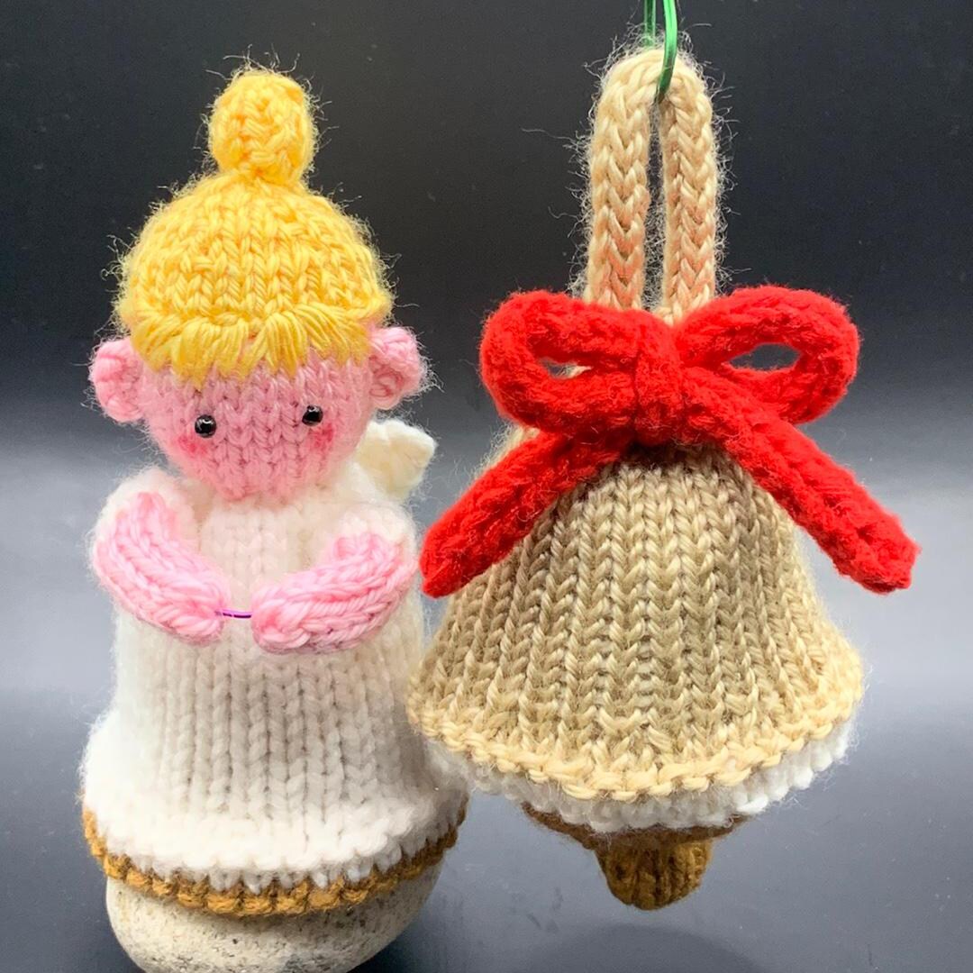 Knitting Pattern-reversible Series 2 in 1 "bell&angel", PDF Pattern ...