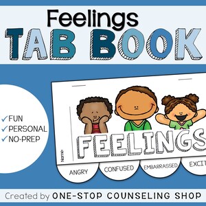 Feelings & Emotions Tab Book for Students With Autism, ADHD, or Other ...