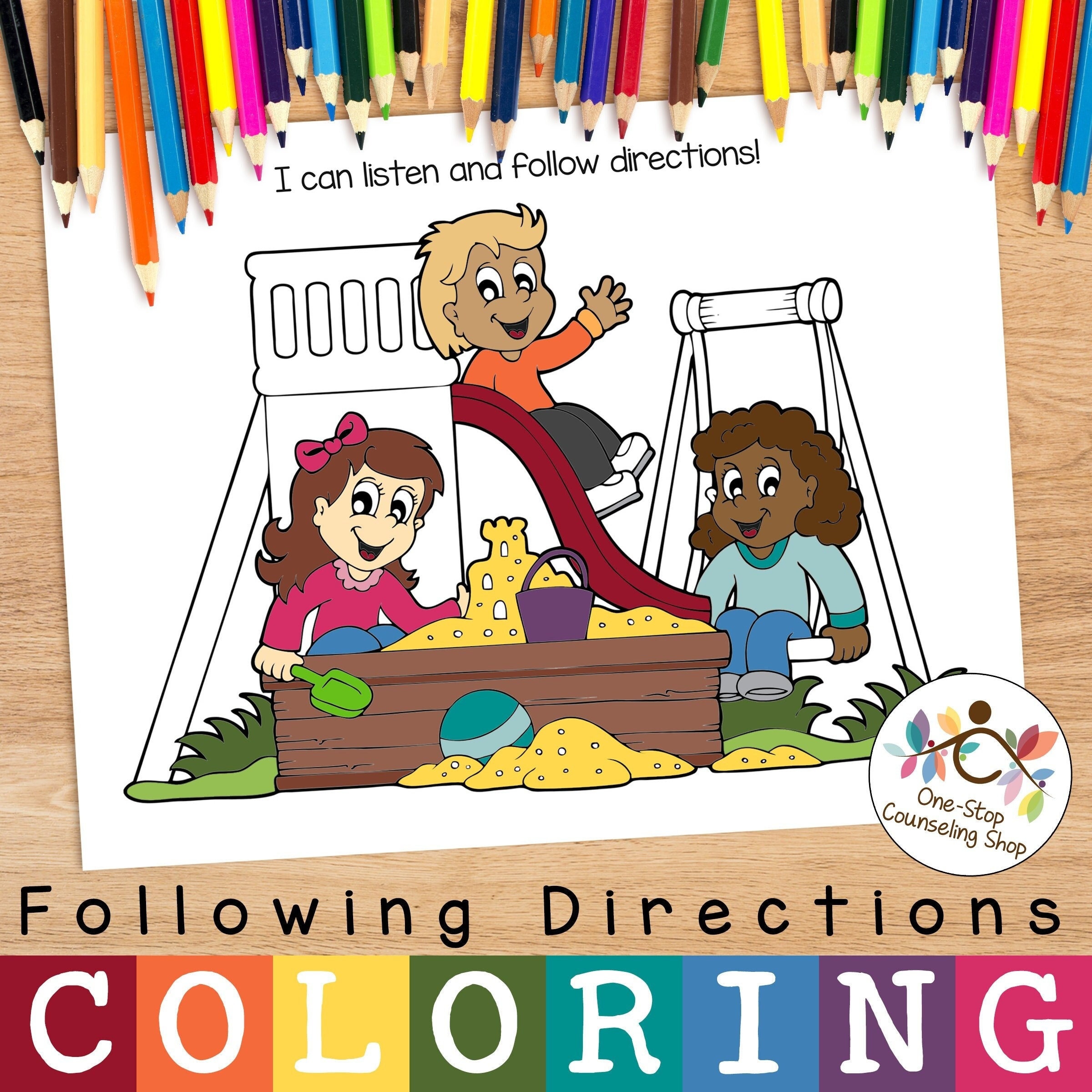 Students Following Directions Clipart