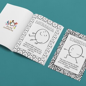 Yoga for Kids Mindful Coloring Pages | School Counseling Resource for ...