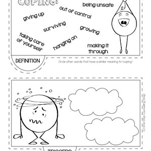 Coping Skills Tab Book for Students | Resources for Autism, ADHD ...