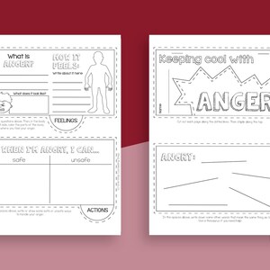 Anger Tab Book for Students With Autism, ADHD, or Emotional ...