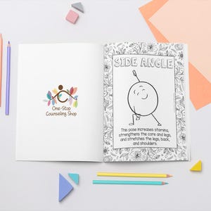 Yoga for Kids Mindful Coloring Pages | School Counseling Resource for ...