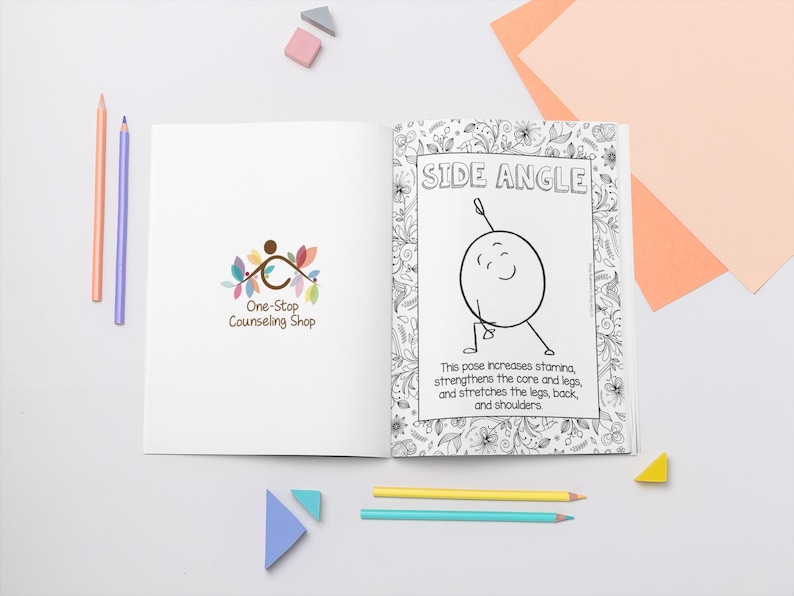 Yoga for Kids Mindful Coloring Pages | School Counseling Resource for ...