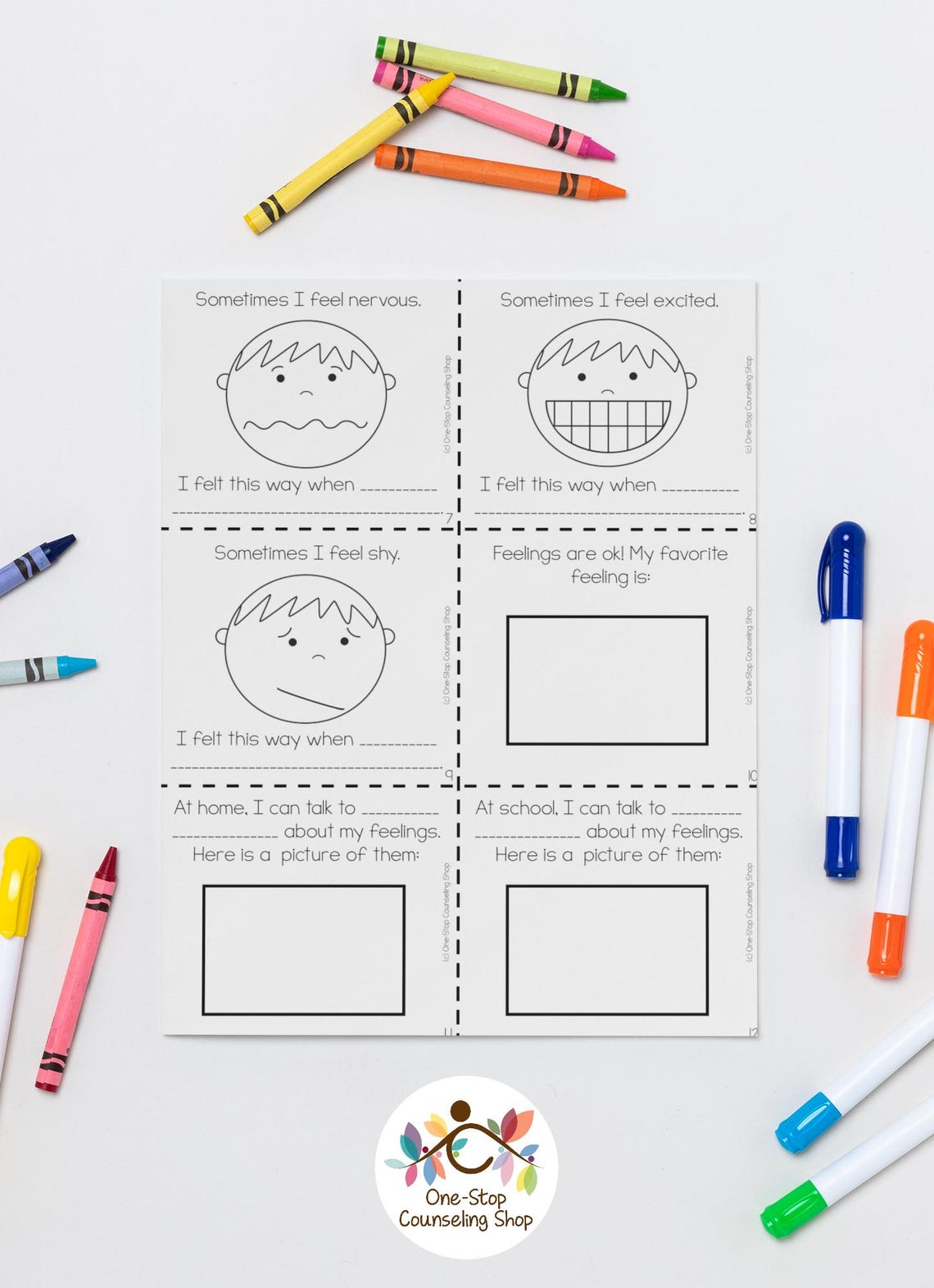 Feelings and Emotions Book | School Counseling, Social Work, Psychology ...