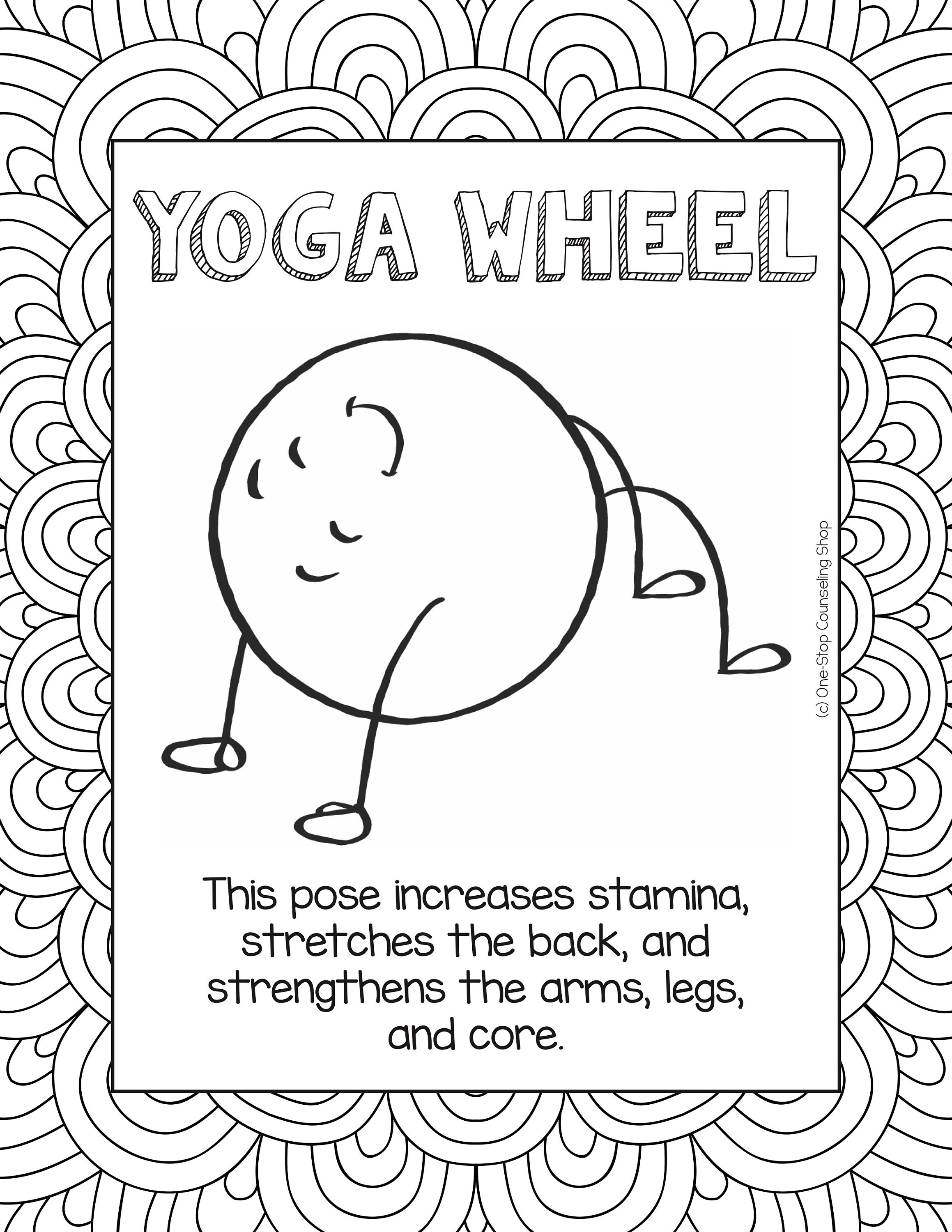 Yoga for Kids Mindful Coloring Pages | School Counseling Resource for ...