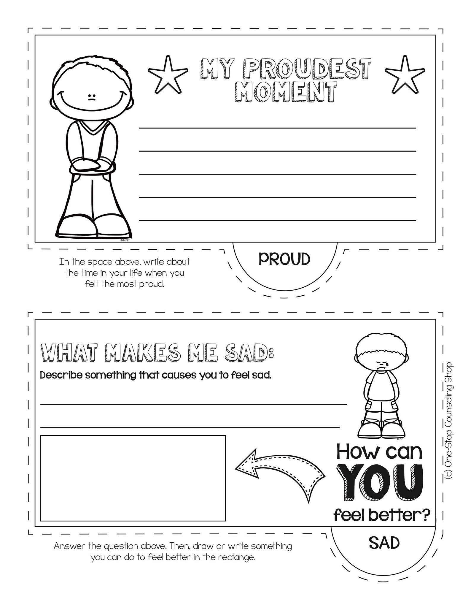 Feelings & Emotions Tab Book for Students With Autism, ADHD, or Other Emotional Difficulties to ...