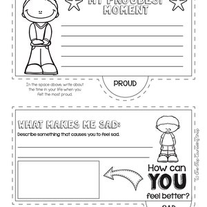 Feelings & Emotions Tab Book for Students With Autism, ADHD, or Other Emotional Difficulties to ...