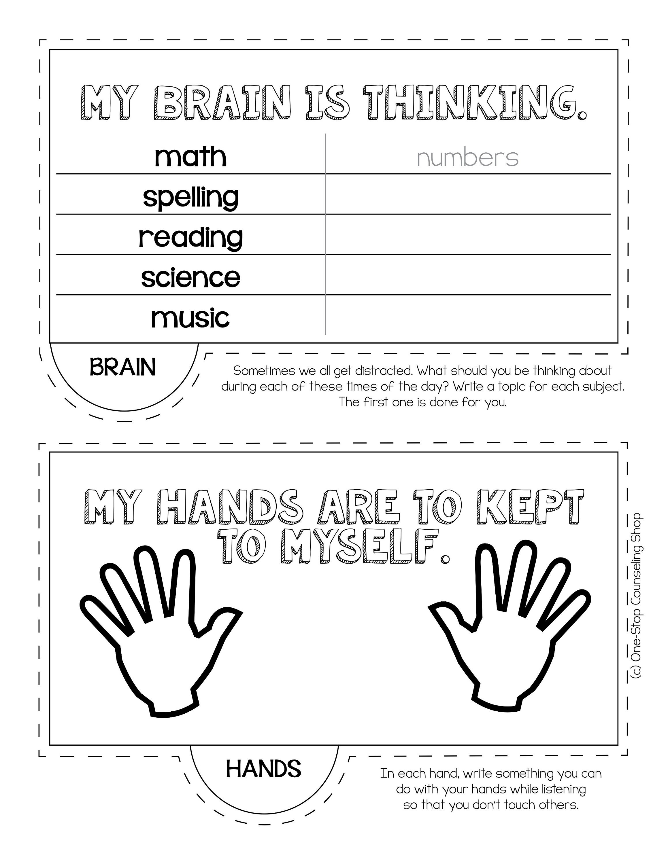 Listening Skills Tab Book for Students to Use as Part of Social ...