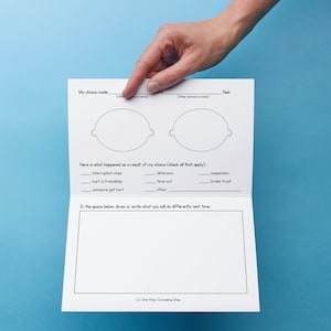 Behavior Think Sheets Student Behavior Processing Form for Emotional ...
