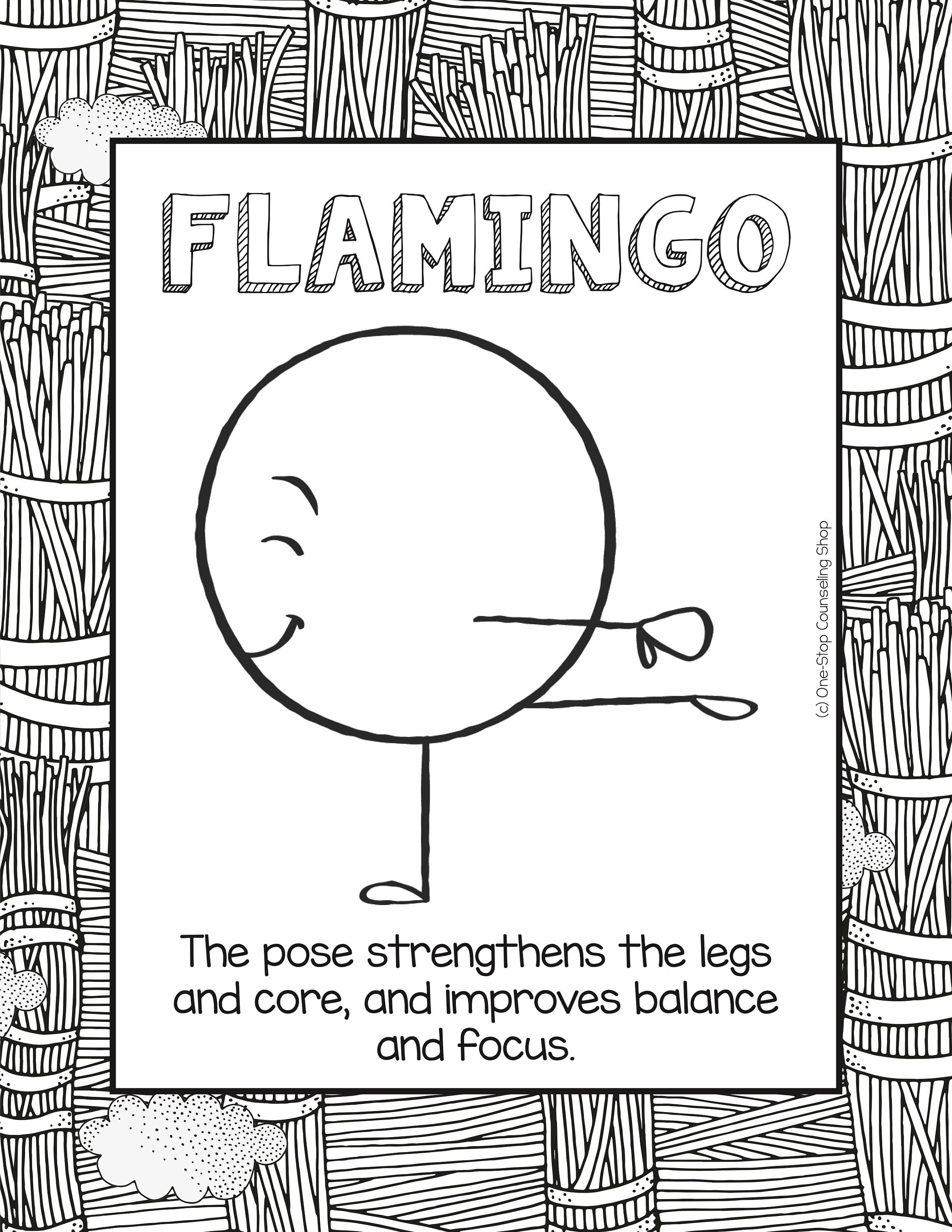 Yoga for Kids Mindful Coloring Pages | School Counseling Resource for ...