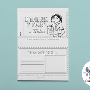Growth Mindset Tab Book for Students for Teaching Resiliency, Social ...