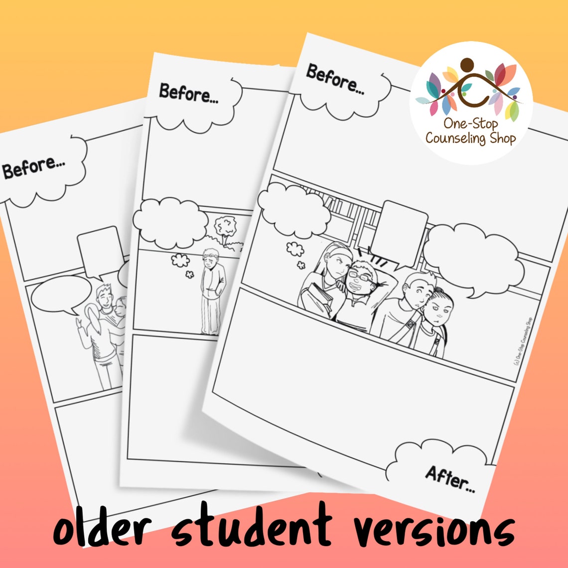 Comic Book Activity for Students With Autism, ADHD, or Other Social ...