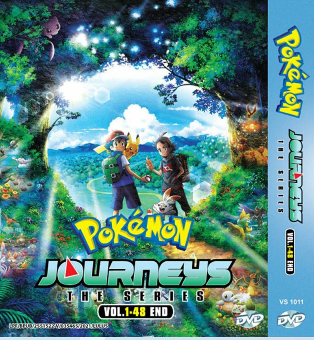New Set Dvd Anime Pokemon Journey : the Series Volume 1- 48 End ...