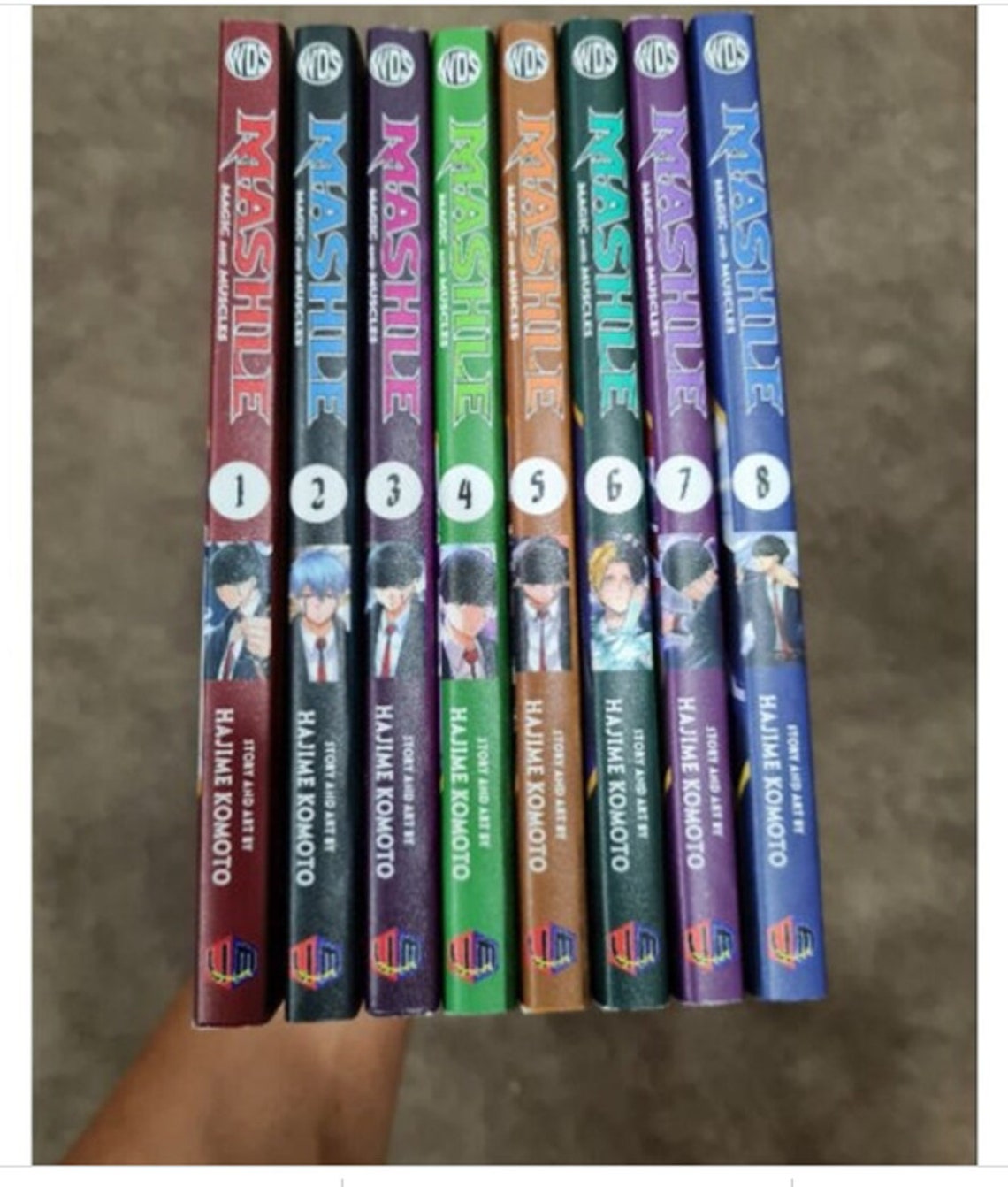 New Set Anime Comic Mashle Magic and Muscles Volume. 01-08 by - Etsy