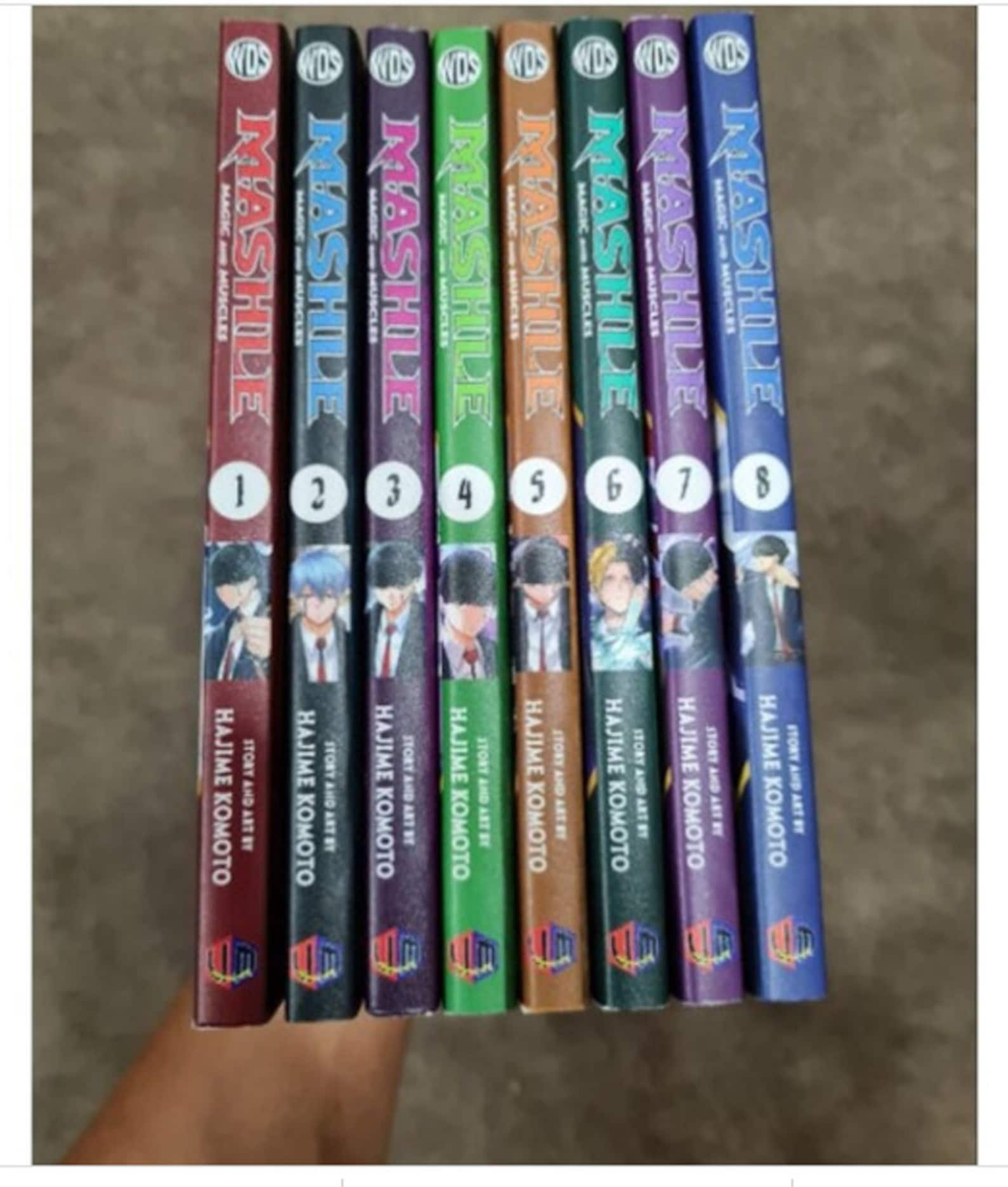 New Set Anime Comic Mashle Magic and Muscles Volume. 01-08 by Hajime ...