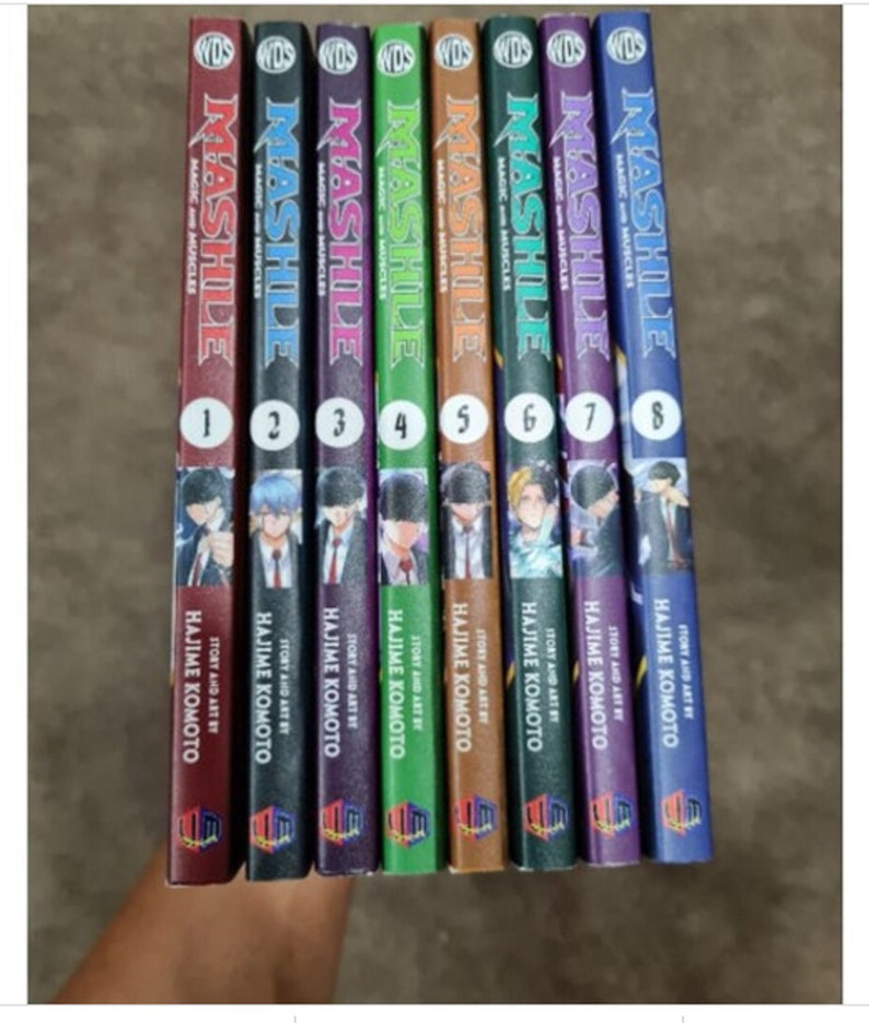 New Set Anime Comic Mashle Magic and Muscles Volume. 01-08 by Hajime ...