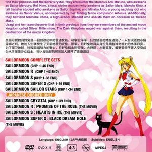 New Set Dvd Anime Sailor Moon the Great Collection English Dubbed ...