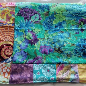Bohemian Trippy Hippie Vibrant Floral Blanket Scrappy Blanket - Etsy
